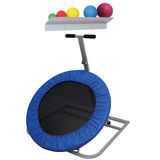 Economy Rebounder Package including Rebounder, Rack & Balls-