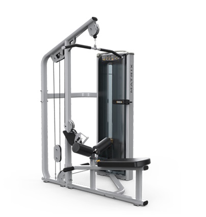 Matrix Versa Selectorized Diverging Lat Pulldown STD Stack..